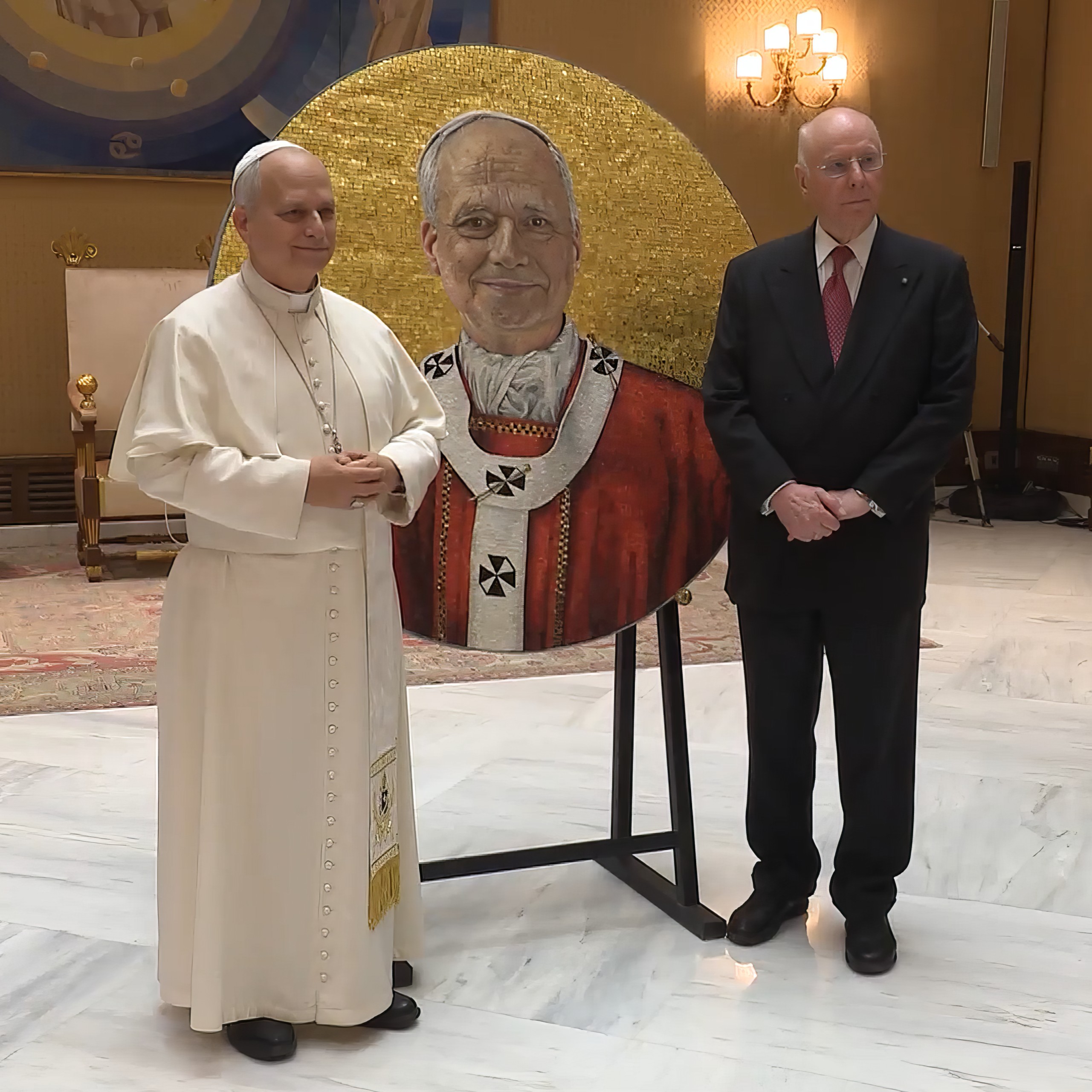 Fondazione Musica e Arte Sacra - Presentation of the mosaic clipeus ...